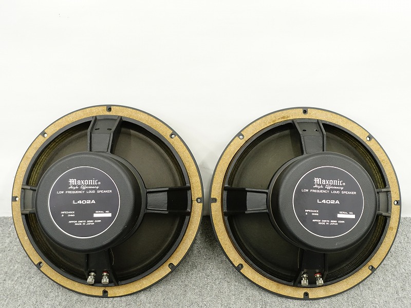 #*MAXONIC L402A 8Ω speaker unit pair maxonic *#011743013-2*#: Real ...