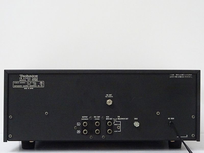 【中古】 Technics ST-9700 FMステレオチューナー テクニクス 003511004 の落札情報詳細 - ヤフオク落札価格検索 ...