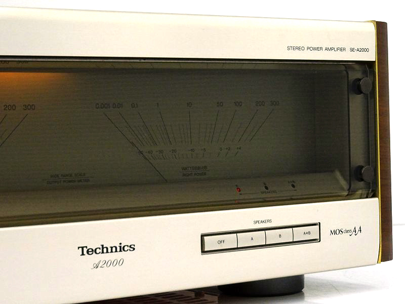 #*Technics SE-A2000 power amplifier Technics original box attaching ...