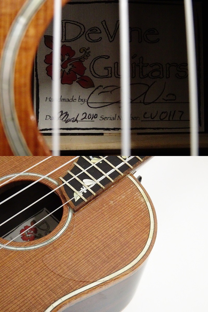 代購代標第一品牌－樂淘letao－♪♪DeVine Ukulele コンサートウクレレ custom inlay L.R.Baggs Five ...