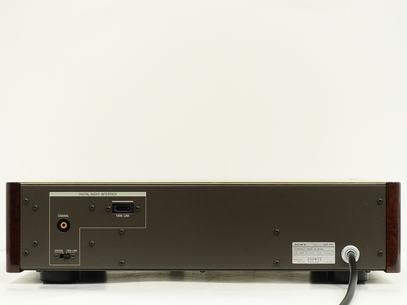 SONY CDP-R1 CDプレーヤー TWIN LINKケーブル付 ソニー(DAS-R1 D/Aコンバーター 同時出品中 ...