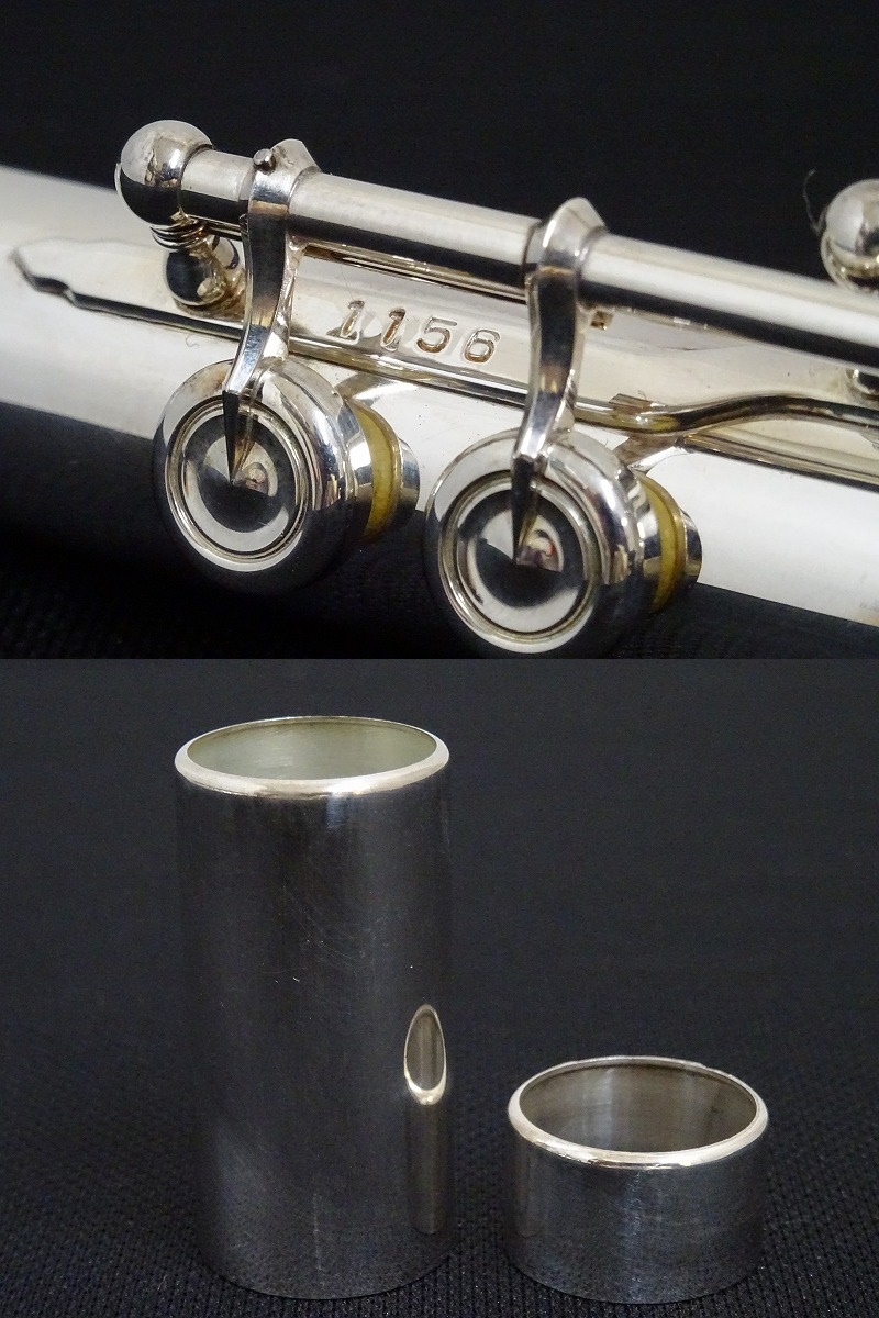 YAMAHA YFL-81 フルート S/N1156 インラインリングキィ ソルダードトーンホール YFL81 ヤマハ ケース付♪♪ ...