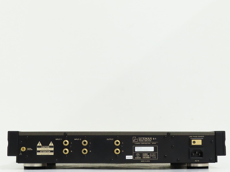 代購代標第一品牌－樂淘letao－ LUXMAN E-1 フォノイコライザーアンプ E1 ラックスマン 016765009