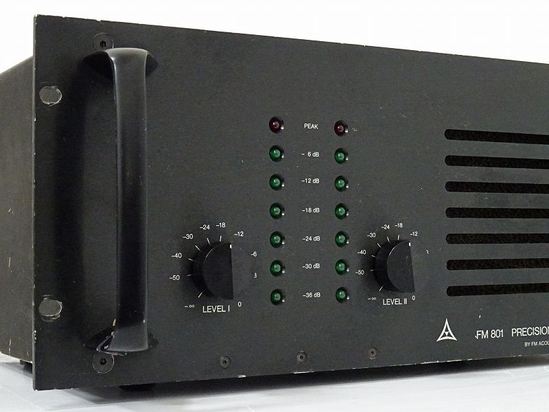 【中古】 【希少品】FM ACOUSTICS FM801 パワーアンプ 004582002 の落札情報詳細| ヤフオク落札価格情報 オークフリー