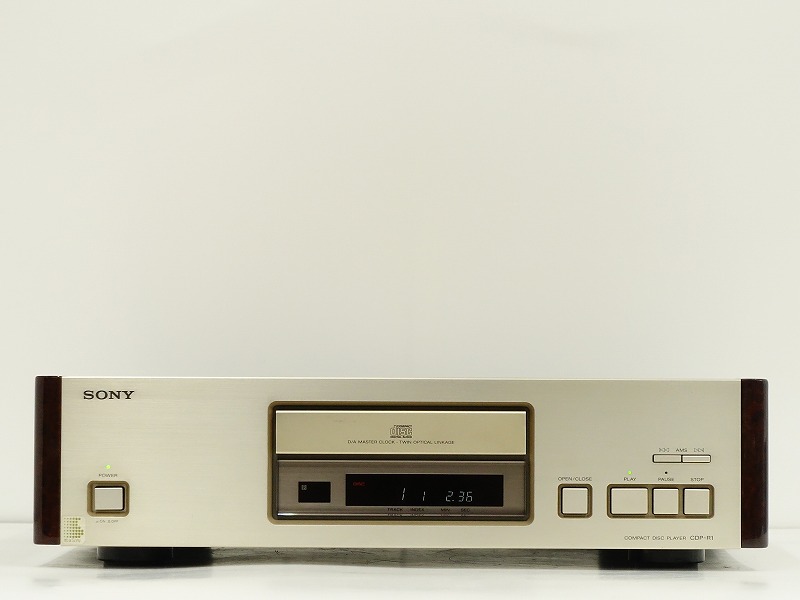SONY CDP-R1 CDプレーヤー TWIN LINKケーブル付 ソニー(DAS-R1 D/Aコンバーター 同時出品中 ...