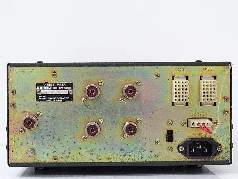 【中古】 ICOM IC-AT500 アンテナチューナー アイコム 003886005J の落札情報詳細 - Yahoo!オークション落札価格 ...