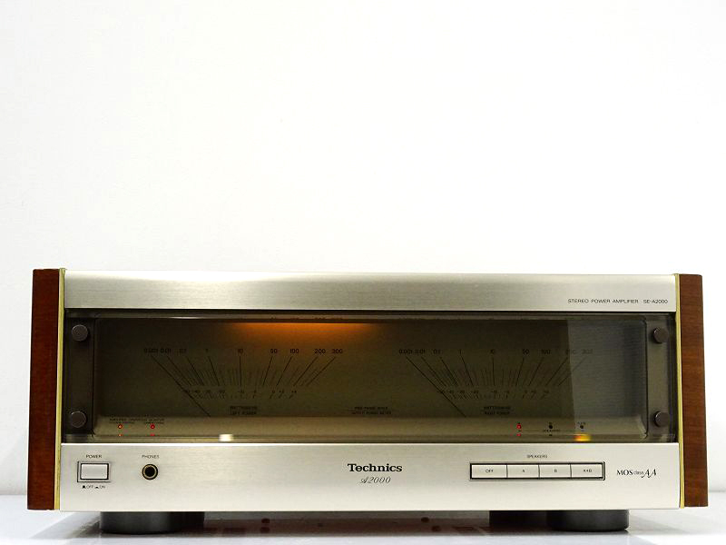 #*Technics SE-A2000 power amplifier Technics original box attaching ...