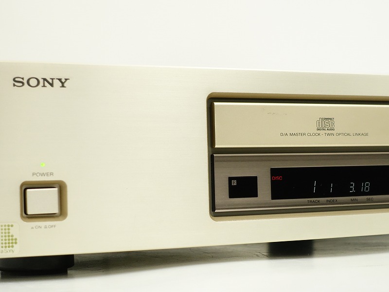 SONY CDP-R1 CDプレーヤー TWIN LINKケーブル付 ソニー(DAS-R1 D/Aコンバーター 同時出品中 ...